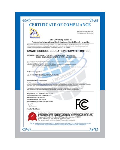 Studynlearn Certifications - ISO, BIS, RoHS, CE & CBSE-Approved Standards